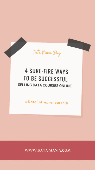 Selling Data Courses Online: 4 Strategies For Success