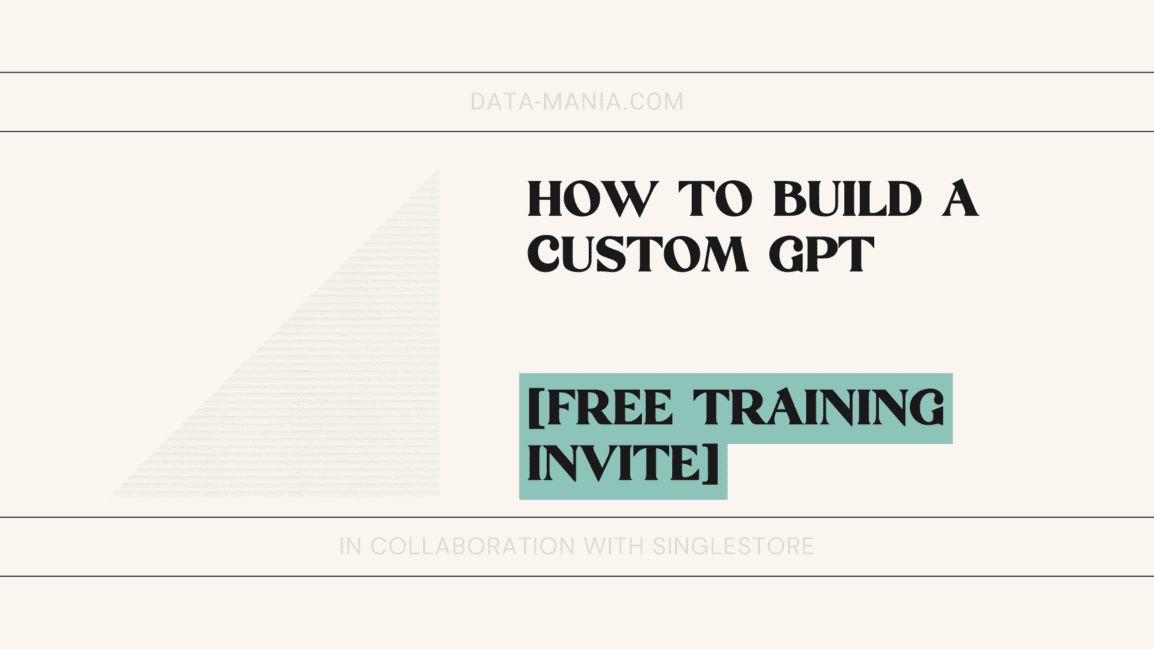 Custom GPT training - Learn to build your own custom GPT
