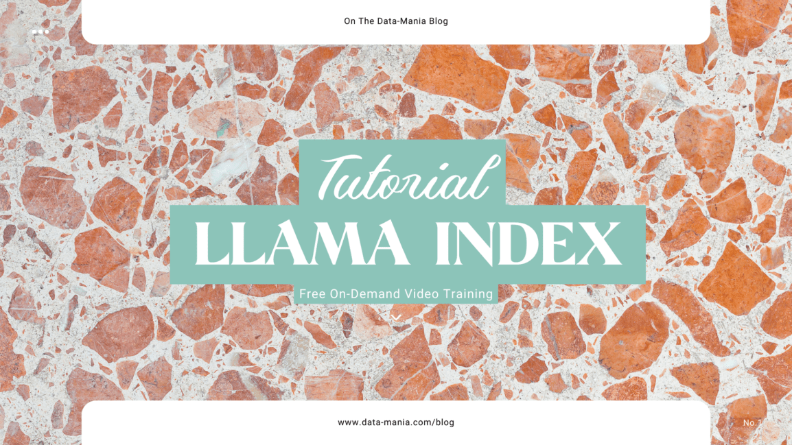 Llama Index Tutorial: Free On-Demand Video Training